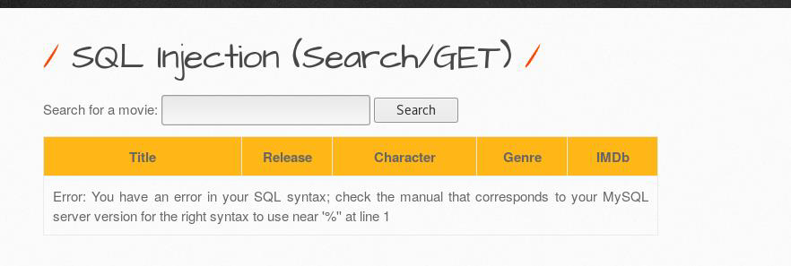 Sql Injection Searchget · Teckk2